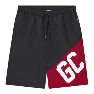 GCDS Badeanzug mit Band-Logo - - Swimwear - Herren - Schwarzk - 2XL