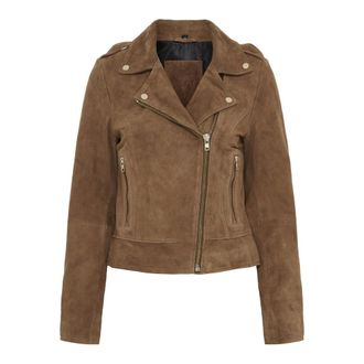 Notyz Bikerjacke 10961 - - Jackets - Damen - Braun - 3XL