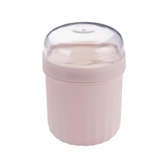 Fackelmann x Pamela Reif Lunchpot - 500 ml inklusive L&ouml;ffel, F&uuml;r Suppen, Eint&ouml;pfe und Joghurt, Auslaufsicher und Mikrowellengeeignet, Sp&uuml;lmaschinengeeignet