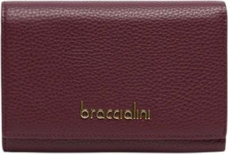 Braccialini Femme, Accessoires, Rouge, Taille: ONE Size Continental Medium Wallet
