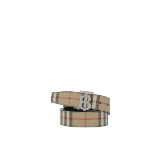 Burberry Homme, Accessoires, Multicolore, Taille: ONE Size Monogram Leather Belt