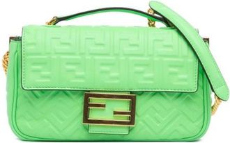 Fendi Sac bandouli&egrave;re vintage doccasion - Femme - Pre-owned - Vert - Taille: ONE Size