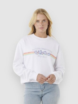 Rip Curl Keepsakes Relaxed Crew Sweater white