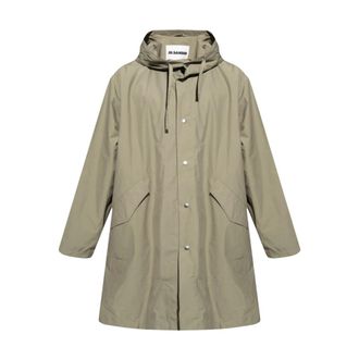 Jil Sander Kapuzenmantel - - Coats - Herren - Gr&uuml;n - M
