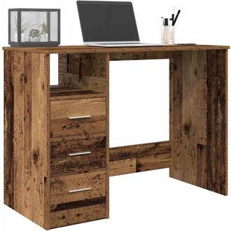 vidaXL Vidaxl - Bureau vieux bois 102x76x50 cm bois ding&eacute;nierie