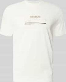 A|X Armani Exchange Slim Fit T-Shirt aus reiner Baumwolle mit Logo-Print