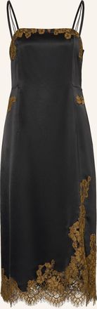 Dorothee Schumacher Dorothee Schumacher Satinkleid Shiny Statement Mit Spitze schwarz