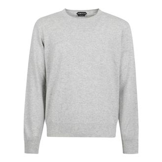 Tom Ford Luxuri&ouml;se Cashmere Sweater Kollektion - - Knitwear - Herren - Grau - L
