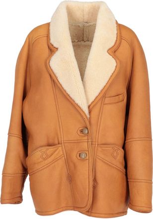 A.N.G.E.L.O. Vintage Cult manteau en peau de mouton retournée (années 1980) - Marron