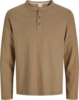 Jack & Jones Jprblutyrell Ls Henley Tee