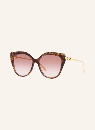 Fendi Sonnenbrille fe40011u braun