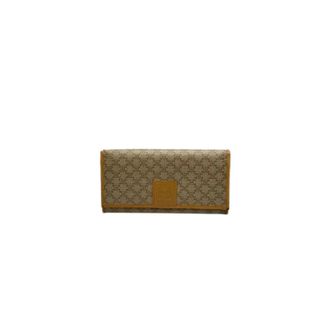 Celine Portefeuille Vintage Pre-owned - Femme - Pre-owned - Beige - Taille: ONE Size
