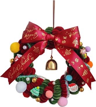 Generico Weihnachtskranz, Bezaubernder, realistisch, f&uuml;r den Winter, f&uuml;r den Au&szlig;enbereich, Fenster, Restaurant, Wand, Esszimmer und Terrasse