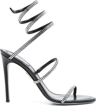 Rene Caovilla Femme, Chaussures, Noir, Taille: 39 EU Cleo Sandal