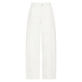 Ichi Ihhezano PA5 Weite Hose - - Trousers - Damen - Wei&szlig; - W30 L32