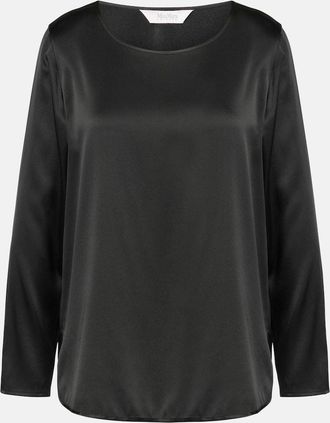 Max Mara Top aus Satin