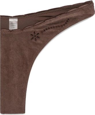 Frankies Bikinis Dessu Bikini Bottom - Brown