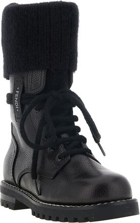Fendi Commando Ankle Boot - Black