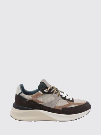 D.A.T.E. D. A.T. E. Baskets basses Musa en cuir su&eacute;d&eacute; et mesh avec logo emboss&eacute;