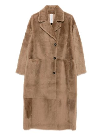 Furling Mantel mit eingefassten Taschen - Nude