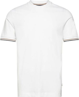 HUGO BOSS Homme, Tops, Blanc, Taille: S T-shirt en coton
