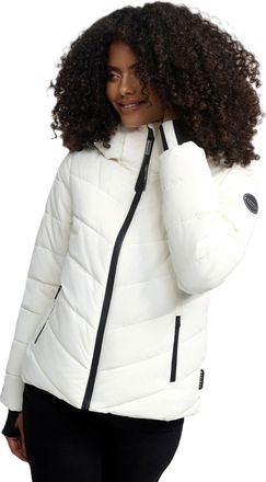 Marikoo Winterjacke Damen (XS-3XL) - Wasserabweisend, Warm, Kapuze abnehmbar, Winddicht - Steppjacke, Frauen - Stehkragen, 4 Taschen, verlängerter Zipper - Of