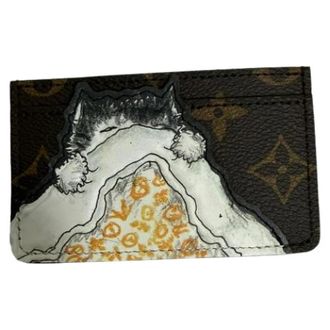 Louis Vuitton Pre-owned Limited Edition Cat Nap Card Holder - - Pre-owned - Damen - Braun - ONE SIZE