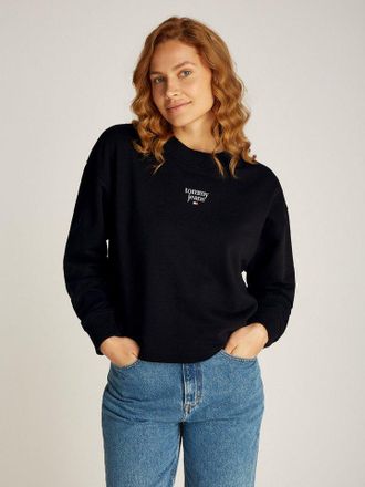 Tommy Jeans Sweatshirt TJW ESSENTIAL LOGO 1 CREW EXT in Gro&szlig;en Gr&ouml;&szlig;en mit Logoschriftzug