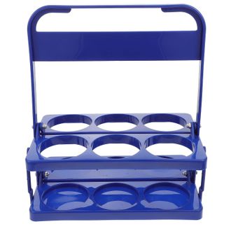 NUOBESTY Angoily Tragbarer Bierflaschenhalter aus Kunststoff mit Rutschfestem Griff Faltbarer Bierkorb f&uuml;r Zuhause Bar und Club Leichter Biertr&auml;ger mit Praktis