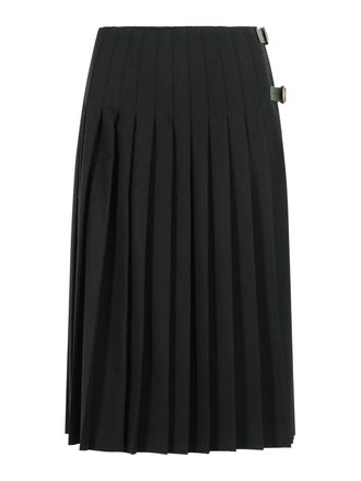 Burberry Jupe Midi - Noir
