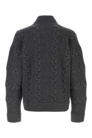 Versace Outerwear Cardigan - Gray