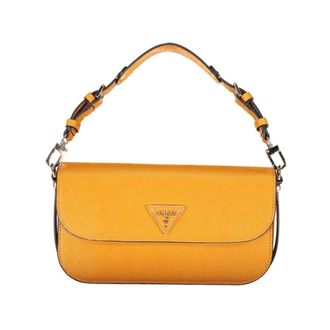 Guess Femme, Sacs, Orange, Taille: ONE Size Sac en Polyéthylène Orange avec Poignée et Bandoulière Réglables