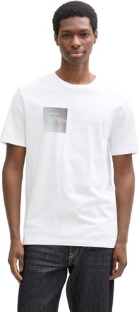 Tom Tailor Herren 1046125 T-Shirt, 20000-White, M