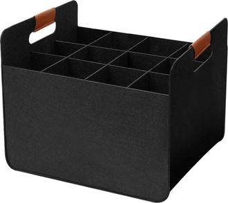 Generic Wein-Transporttasche | 12 Flaschenaufbewahrungstaschen, Reiseetui | wiederverwendbarer faltbarer Transport mit robusten Trennw&auml;nden, roter Flaschenorg