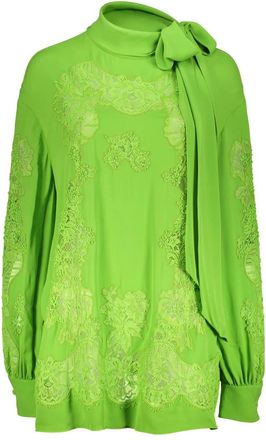 Valentino Garavani Damen, Blusen & Hemden, Grün, LGröße