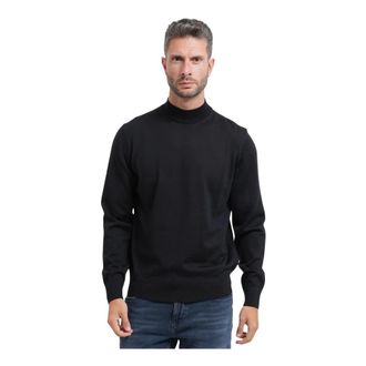HUGO BOSS Rollkragenpullover - - Knitwear - Herren - Schwarzk - 3XL