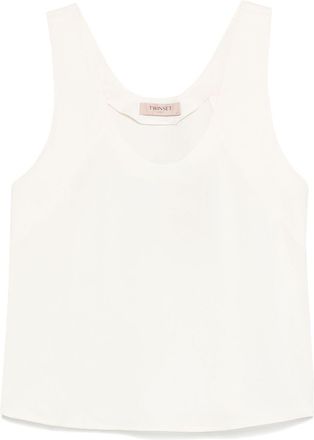 Twin-Set Oberteil aus Krepp - Nude