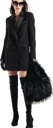 BABYLON Femme, Robes, Noir, Taille: 38 FR Short Jacket Dress