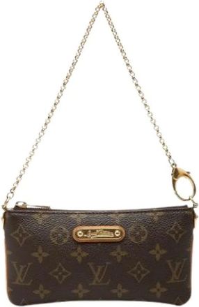 Louis Vuitton Pre-owned Pochette Milla MM - Femme - Pre-owned - Brun - Taille: ONE Size