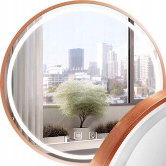 Rea Spiegel Led 90cm Mmj Brush Copper