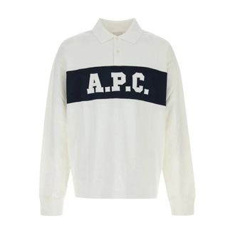A.P.C. A.p.c., Homme, Tops, Blanc, Taille: S Polo Alexis