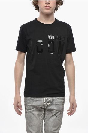 Dsquared2 Crewneck T-Shirt ICON with Glossy Print size Xs