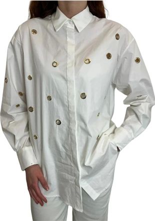 Souvenir Femme, Blouses et Chemises, Blanc, Taille: 42 FR Oversized Souvenir Shirt