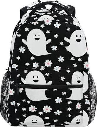 Generic Fleurs Fant&ocirc;mes 23100207 Cartable Scolaire Confort Cartables Scolaires Antivol Sacs D&Eacute;cole Pour Randonn&eacute;e Voyage Femme 29X40Cm