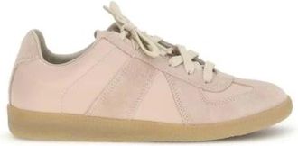 Maison Margiela Femme, Chaussures, Rose, Taille: 38 1/2 EU Bos Taurus Low Top Baskets