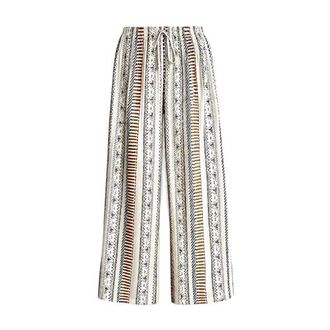 Generic Pantalon taille haute &eacute;lastique pour femme Grande taille 1XL-5XL Pantalon d&eacute;contract&eacute; &agrave; jambe large avec poche, multicolore, 3XL Grande taille