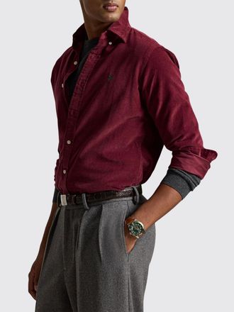 Polo Ralph Lauren Cordhemd mit Button-Down-Kragen und Logo