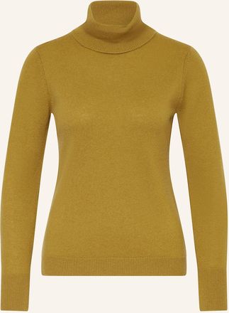 Darling Harbour Darling Harbour Rollkragenpullover Aus Cashmere gelb
