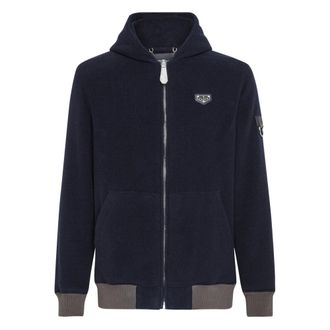 Philipp Plein Homme, Sweatshirts et sweats &agrave; capuche, Bleu, Taille: XS Ensemble Sweat &agrave; Capuche et Pantalon de Surv&ecirc;tement Signature