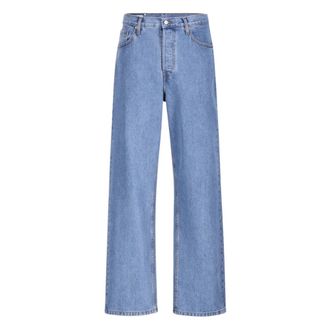 Dries Van Noten Wide Leg Jeans mit Bundfalte - - Jeans - Herren - Blau - W34